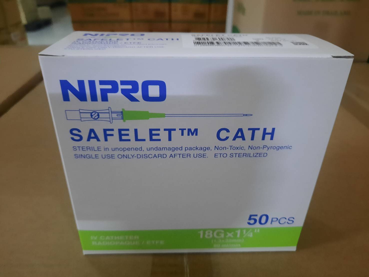 เข็มให้น้ำเกลือ IV.CATHETER (SAFELET CATH) กล่องละ 50 อัน - เมดิเทคโปร ...