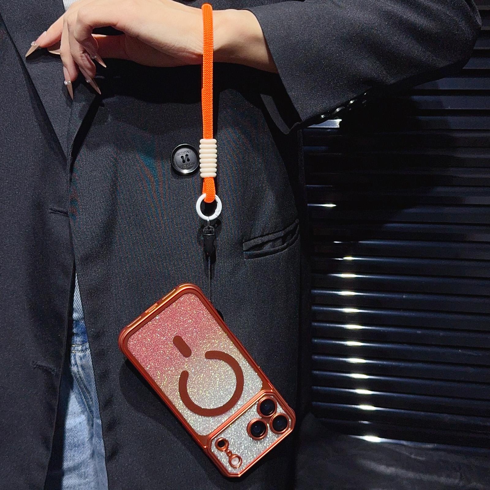 New- Large Window Glitter Gradient Matte Electroplated TPU MagSafe ...