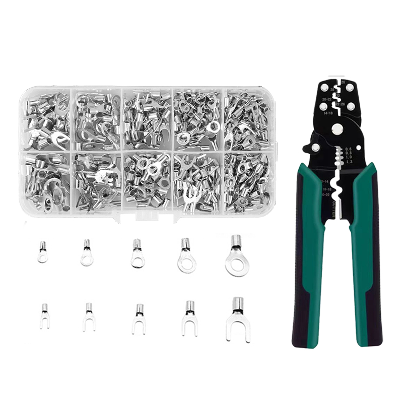 Paket Lengkap Tang dan Konektor Crimp Kawat Terminal Penyambung Kabel ...