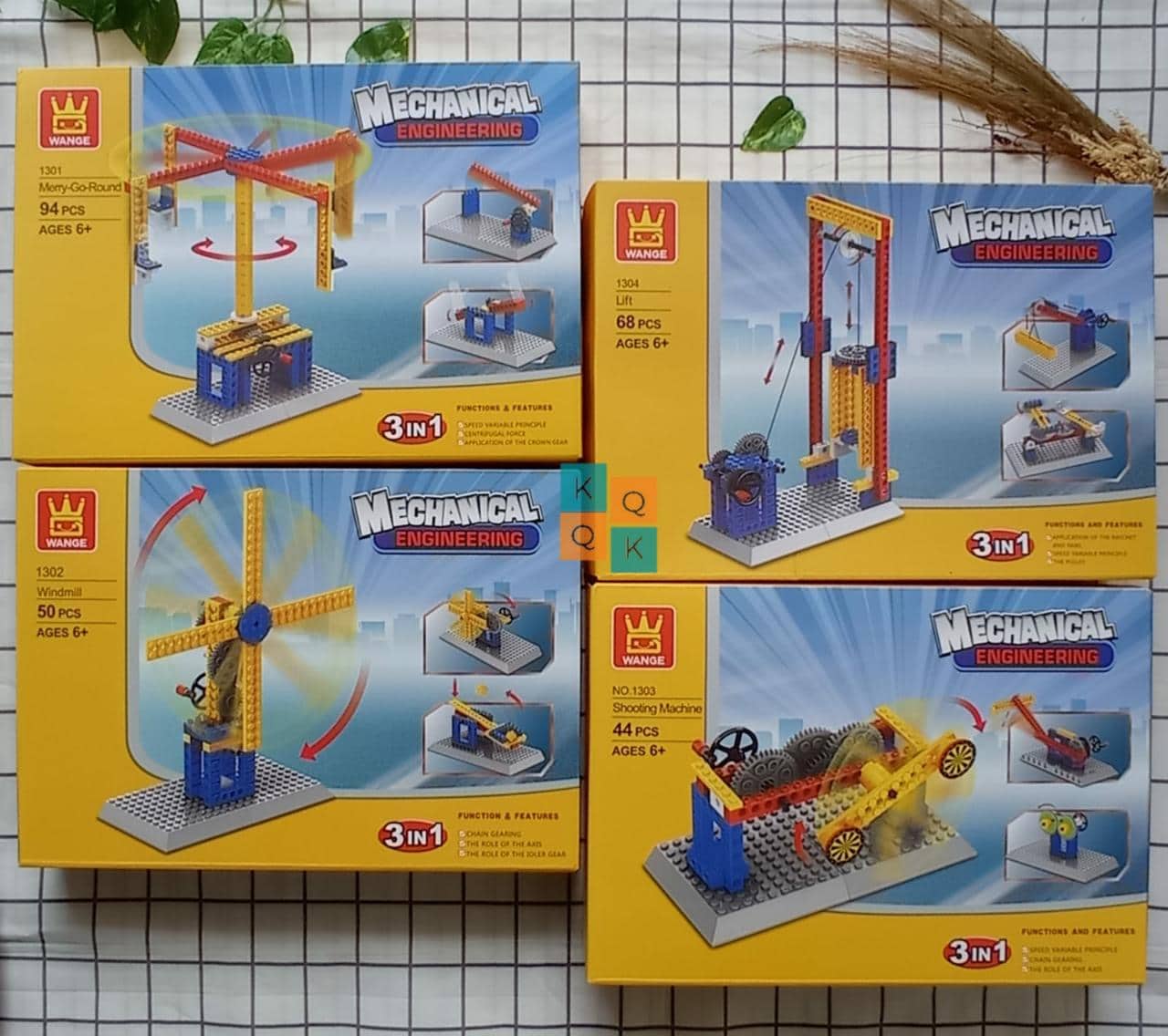 3 in 1 Mainan Bulok Lego / Lego Mekanik / Lego Mesin derek mekanik ...