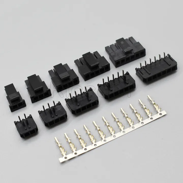 10-50 Set Molex Micro-Fit 3.0 Connector Male Female Wire to Board Connector Right Angle With ...