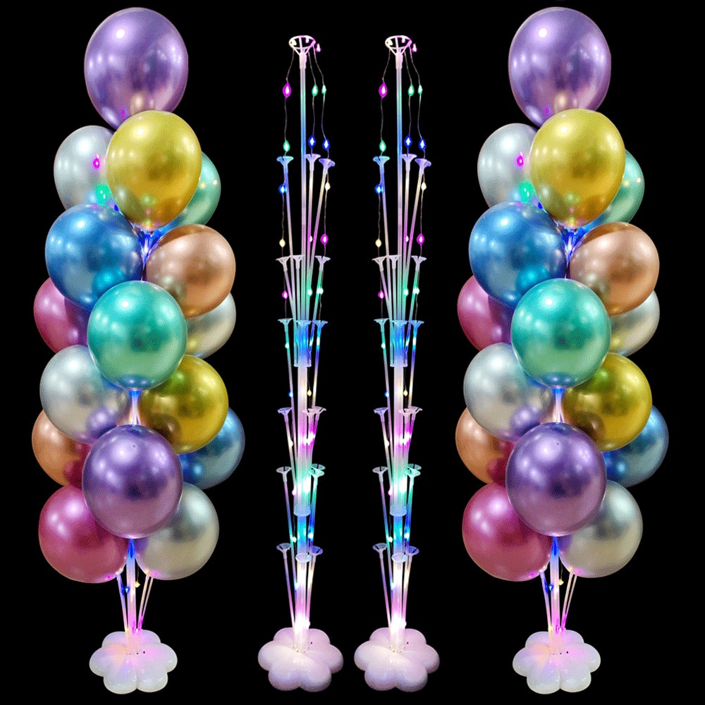 LED Light Balloon Stand Holder Table Floating for Birthday Wedding ...