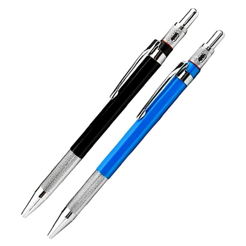 2 Pcs 2mm Carpenter Pencil Set, Carpenter's Drawing Pencil, Cemented ...