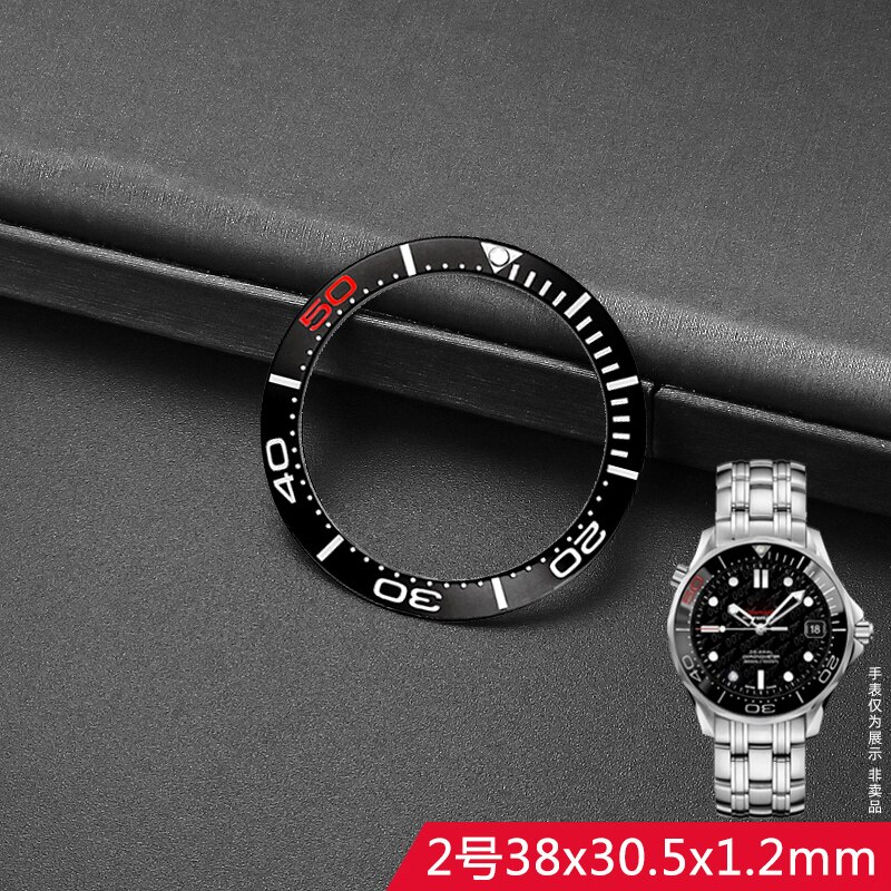 High Quality 38mm 40mm 42mm Ceramic Watch Bezel Insert For Omega ...