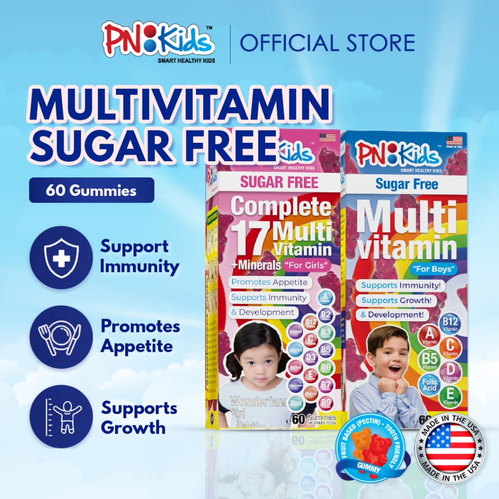 Principle Nutrition PNKids Sugar Free Multivitamins For Girls / Boys ...