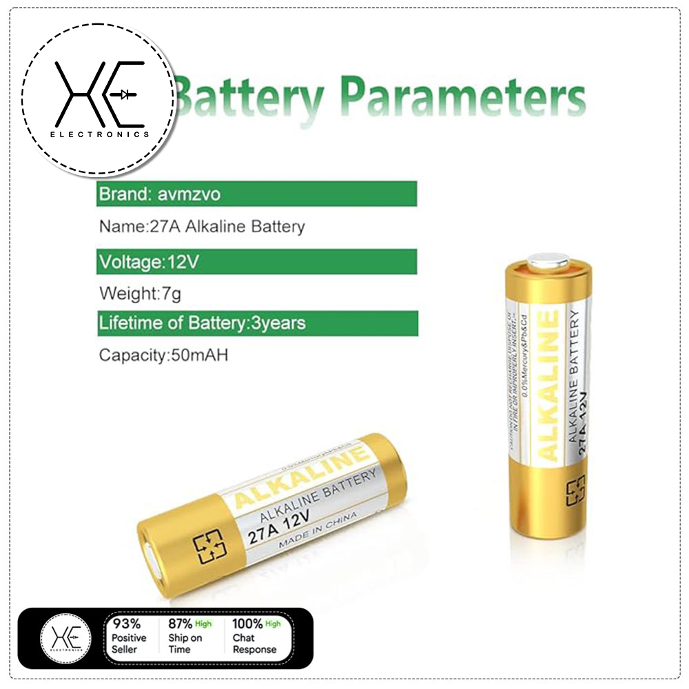 23a 12v Alkaline Battery Cells Mercury Free | Daraz.pk