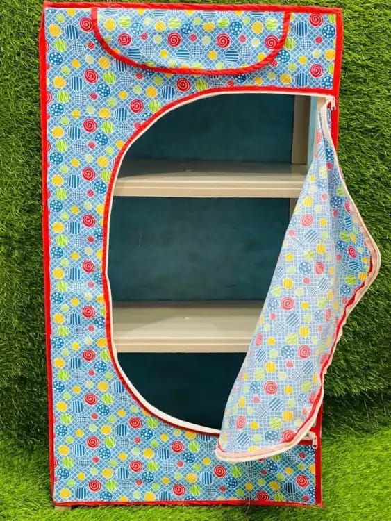 Attractive Folding Cloth Almirah For Kids And Infants Wardrobe 3 ...
