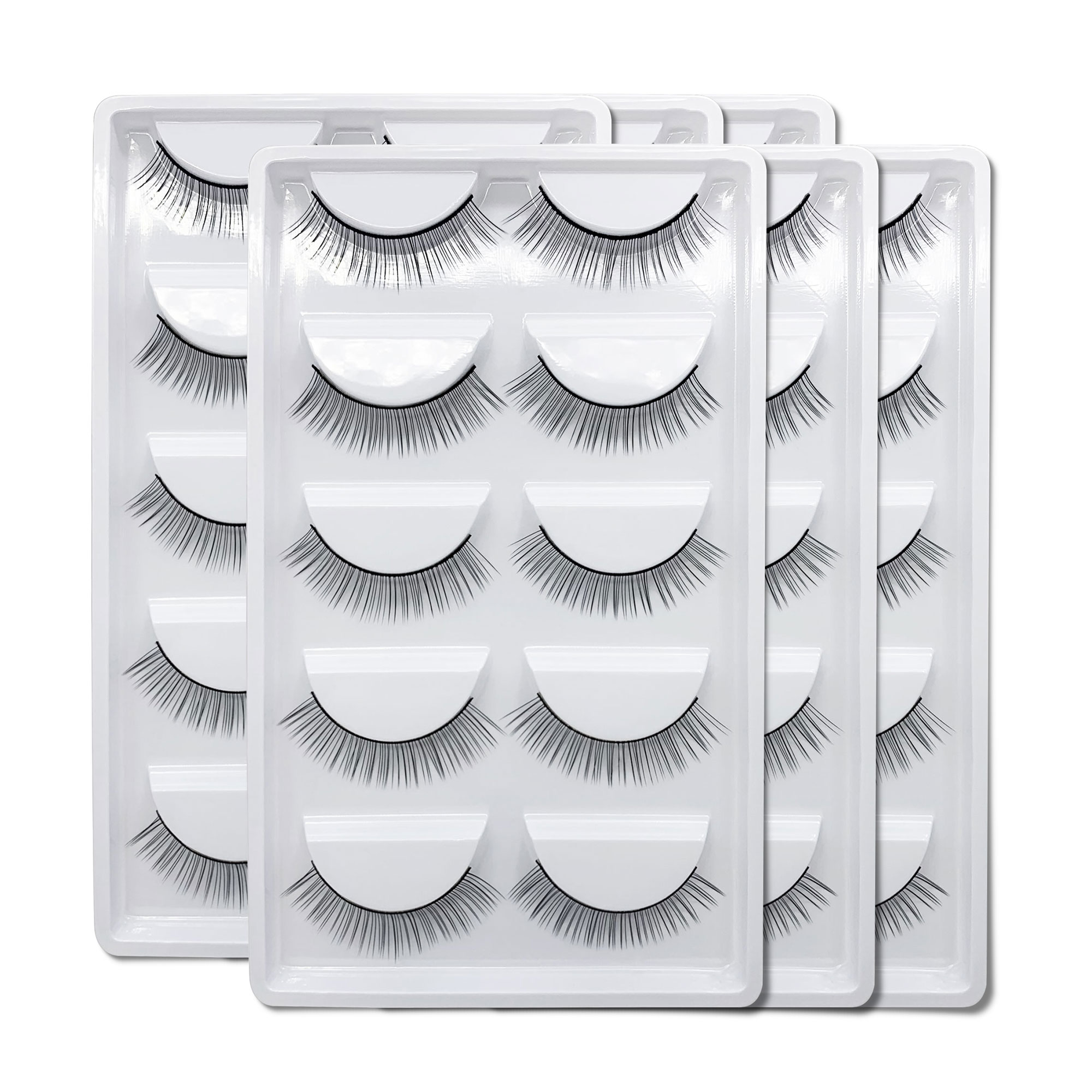 10Boxes Training Lashes Beginner False Eyelashes Practice Mink Lashes ...