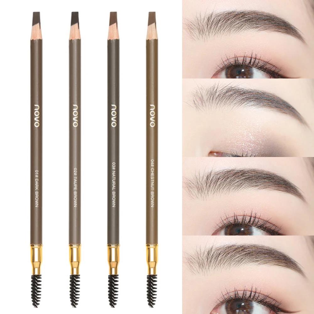 HOT Eyebrow Pencil Waterproof 4 Colors Eyebrow Tattoo Tint Eyeliner ...