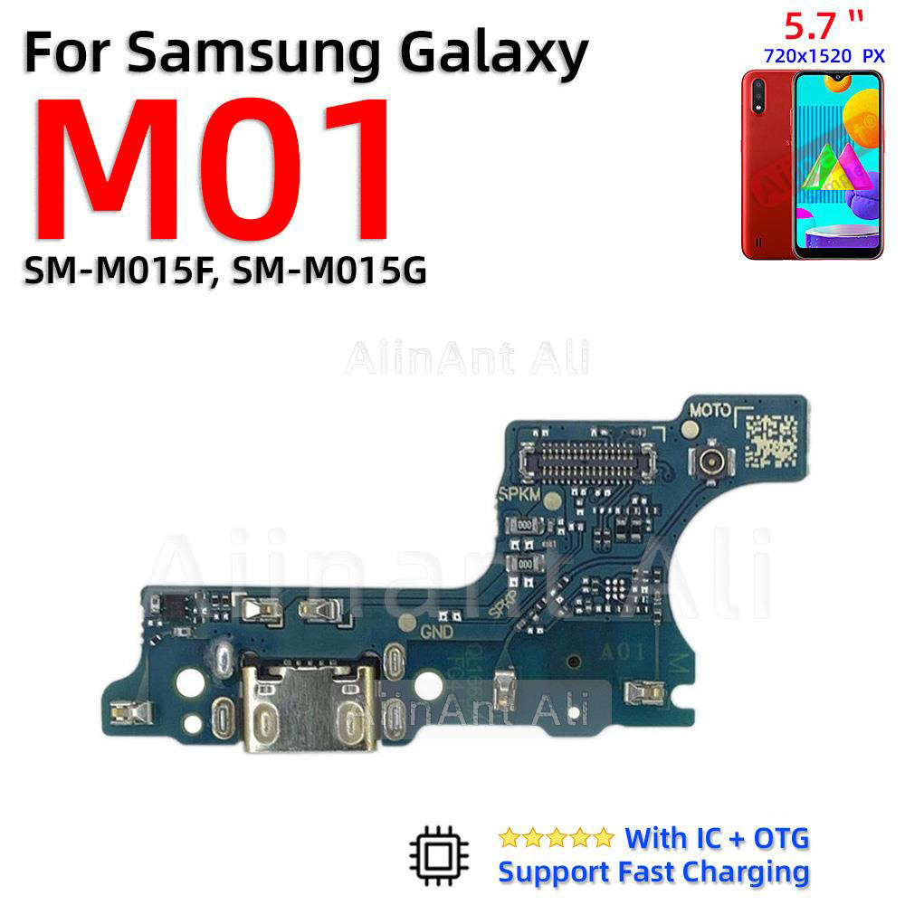 Dock USB Board Connector Charging Flex Cable For Samsung Galaxy M01 ...