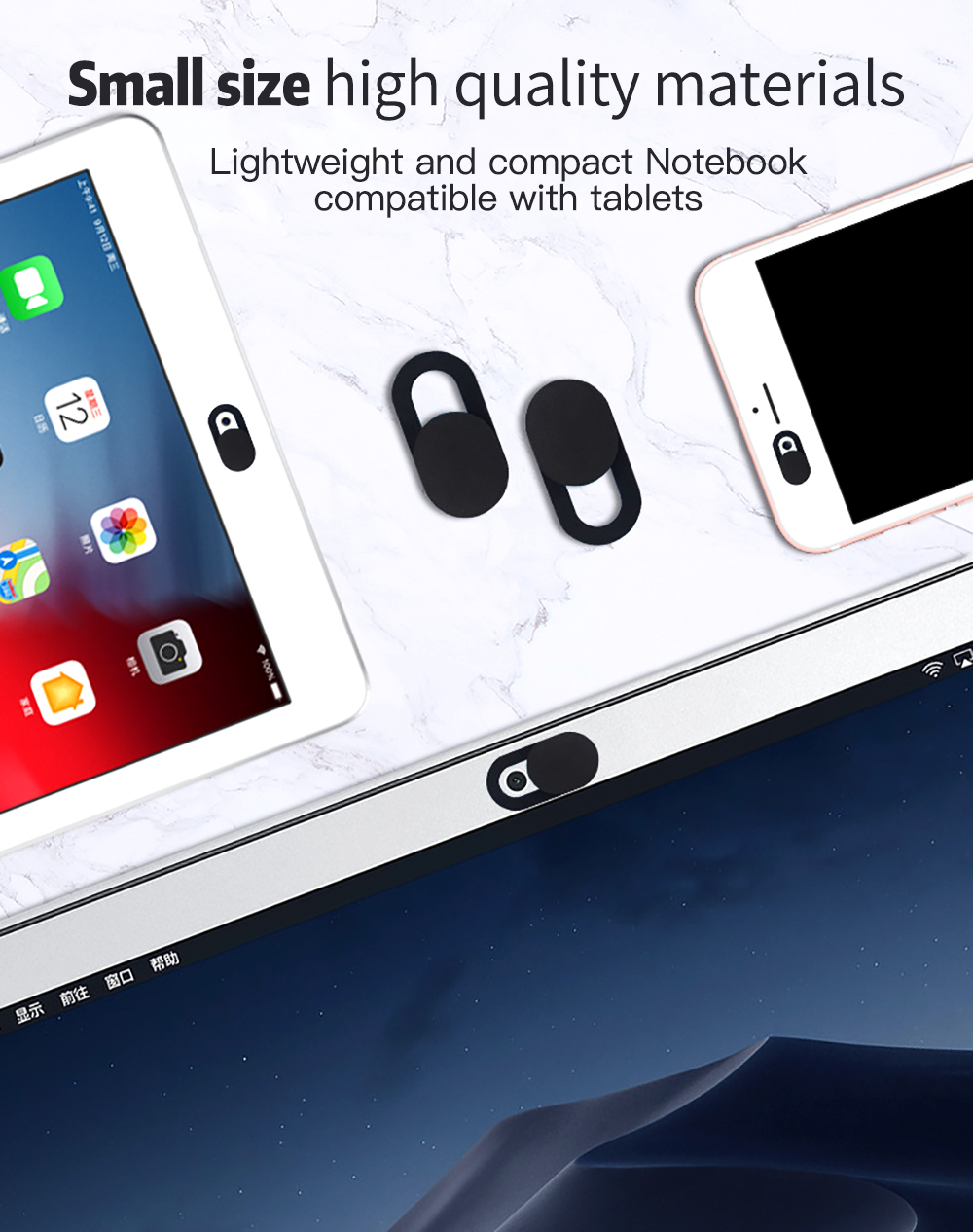 【New Innovation】Universal Privacy Sticker WebCam Cover Shutter Magnet ...