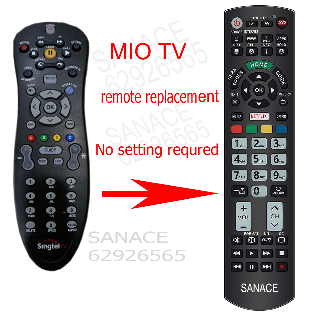 *SG STOCK* MIO TV REMOTE CONTROLLER, Singtel Mio TV remote replacement ...