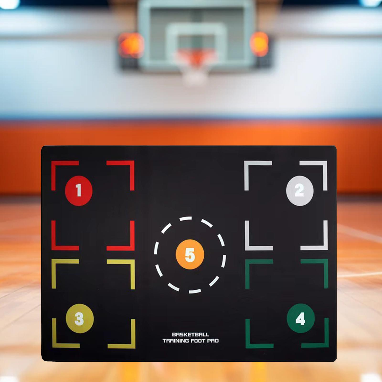 TOOYFUL Basketball Footstep Training Mat Accessories Exercise Cushion ...