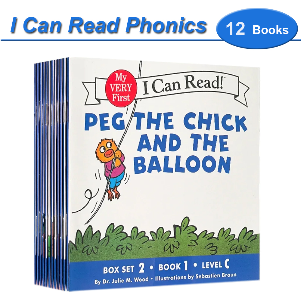 【Top Picks】 I Can Read Phonics 12 Books/Set My Very First Picture Books ...