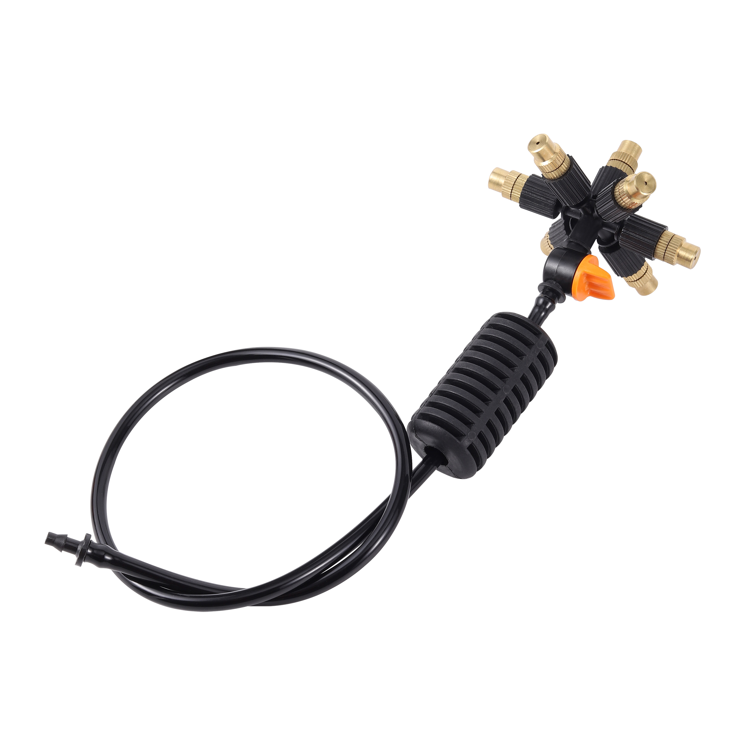 4/5/6/7 Way Adjustable Copper Misting Nozzle Kit Garden Atomization ...