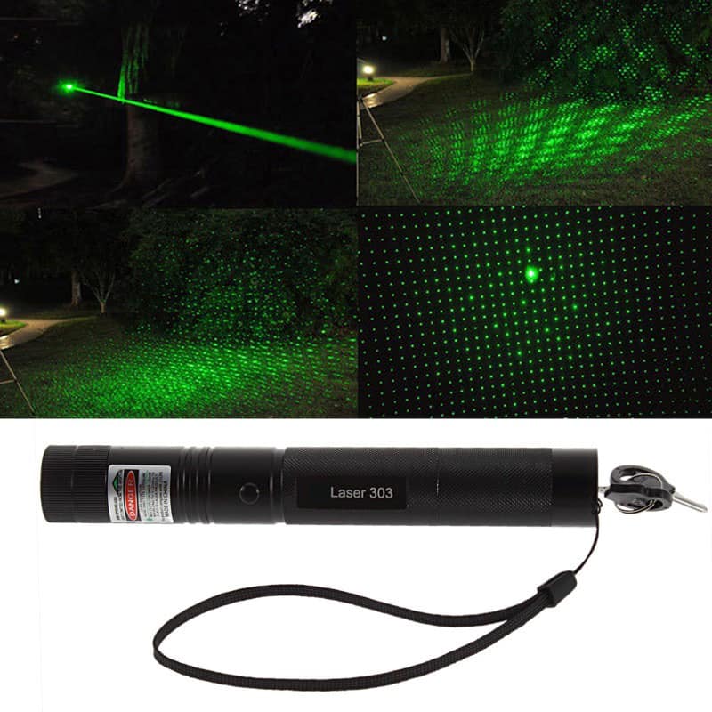 New Powerful Laser Adjustable Focus 532nm Green Colour Laser Pointer ...
