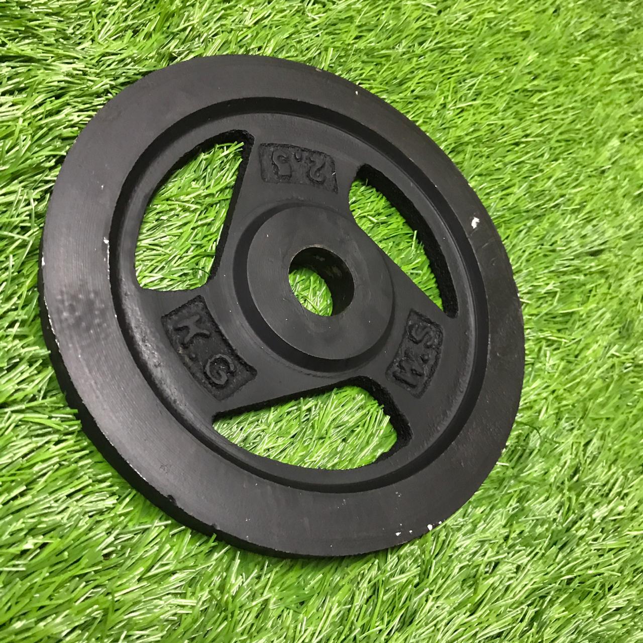 Dumbbell Plate - Black - 1.25Kg - 1 Piece | Daraz.com.bd