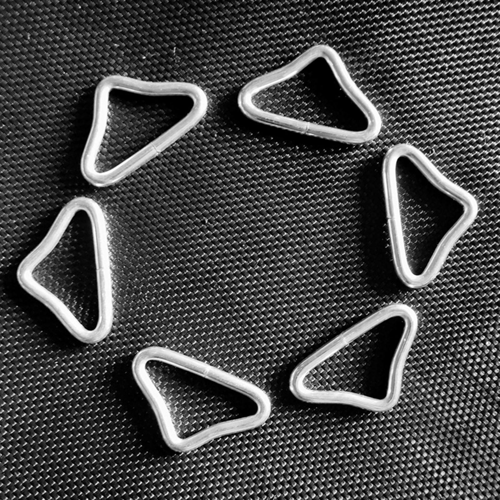 Tasico 10Pcs Triangle Buckle Spring Buckles with Webbings for Kids ...