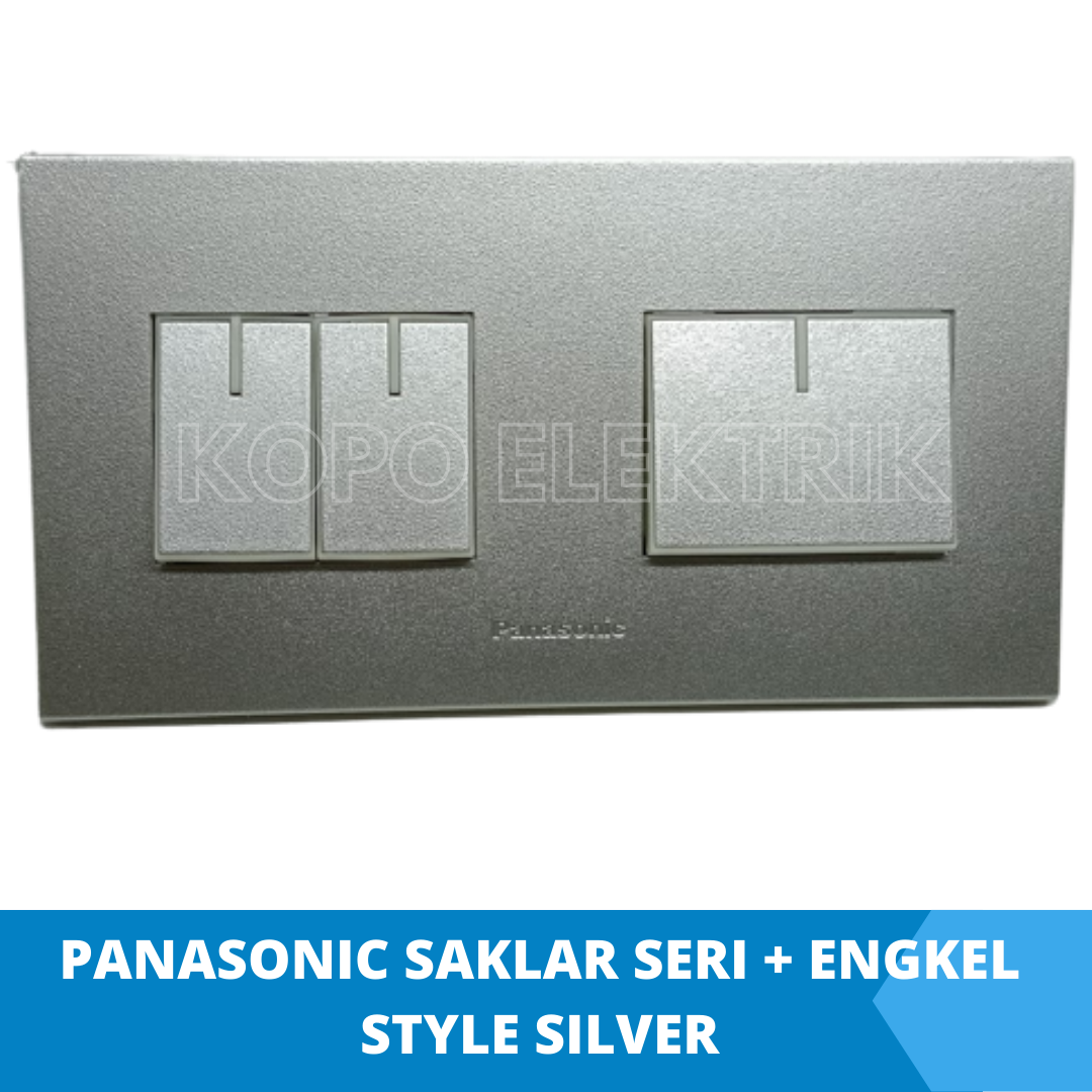 Panasonic Saklar Seri + Engkel Besar Style Silver Minimalis Tanam ...