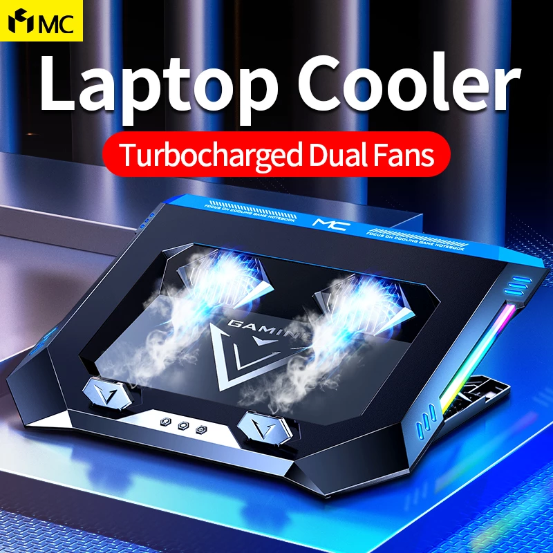X500 LAPTOP COOLING PAD STAINLESS STEEL SILENT AIR COOLING FOLDABLE ...
