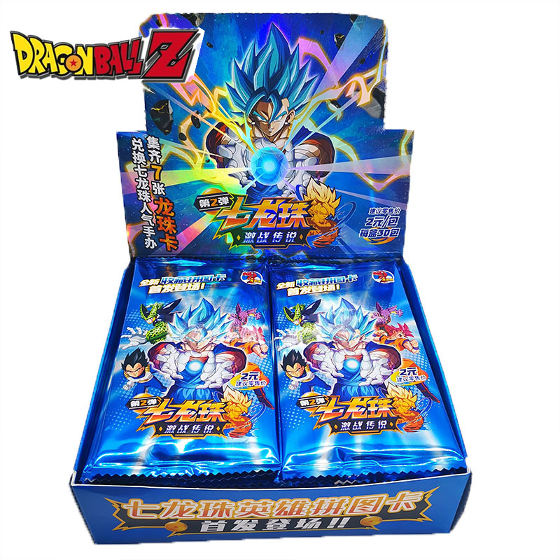 Original Ball Card Luxury Version Son Goku In Gold Super Saiyan UR SR PR Exquisite Card Toy ...