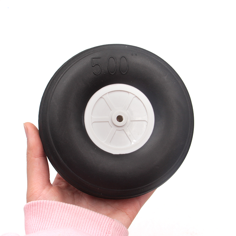 2pcs 1-5inch Tail Wheel Tires Tyre Quality Rubber Pu Eva Elastic With ...