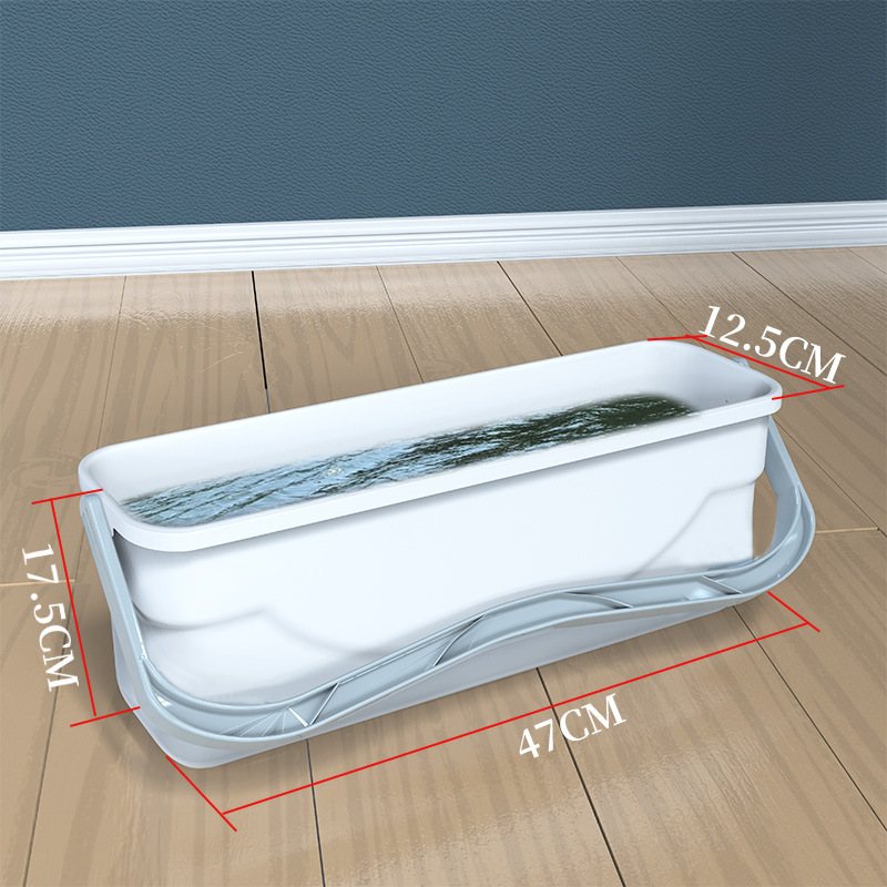 LZD Cleaning Equipment Long Hand-Free Wash Cotton Mop Bucket 47cm ...