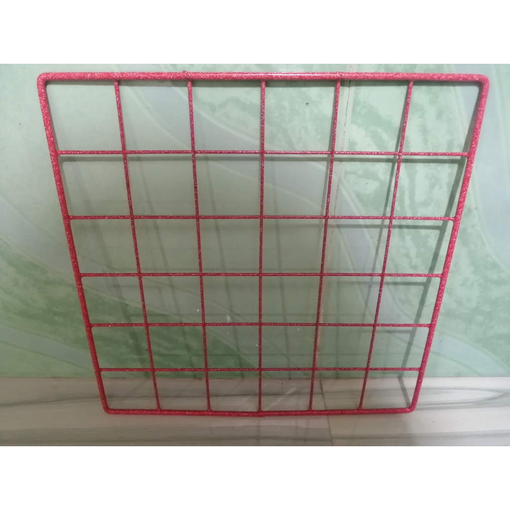 Square Wire Mesh Grid Wall Decor | DIY Wall Decor | Wire Mesh Hanging ...