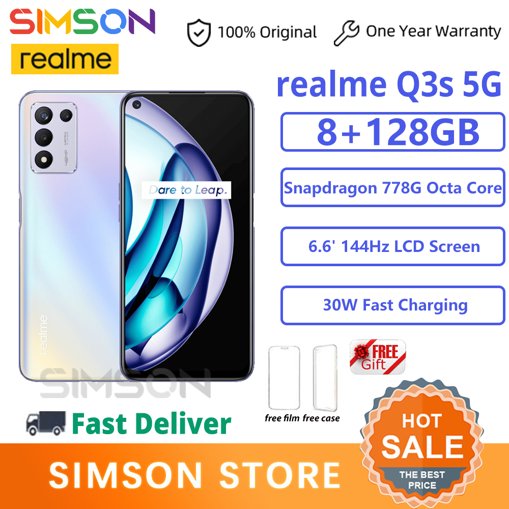 realme Q3s/Q3T 5G โทรศัทพ์มือถือ Smartphones 6.6'' 144Hz Gaming Screen ...