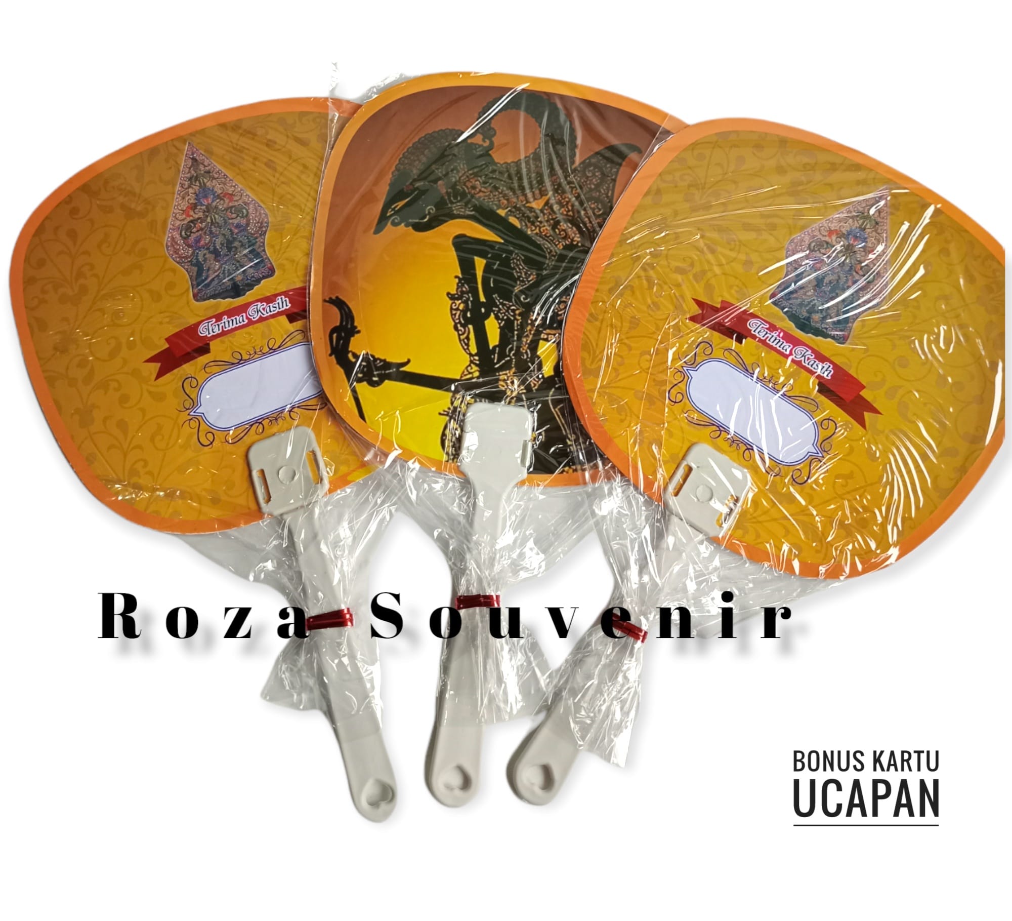 Isi 50 pcs Souvenir KIPAS WAYANG CANTIK sovenir unik sofenir murah ...