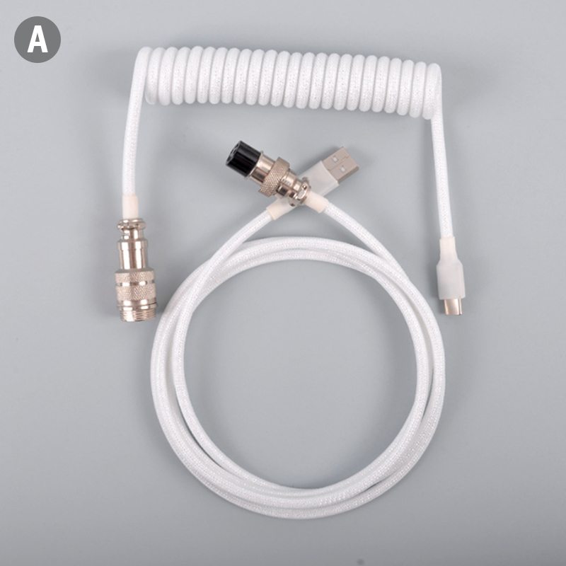 Type-C USB Keyboard TypeC USB Cable Mechanical Keyboard Coiled Aviator ...