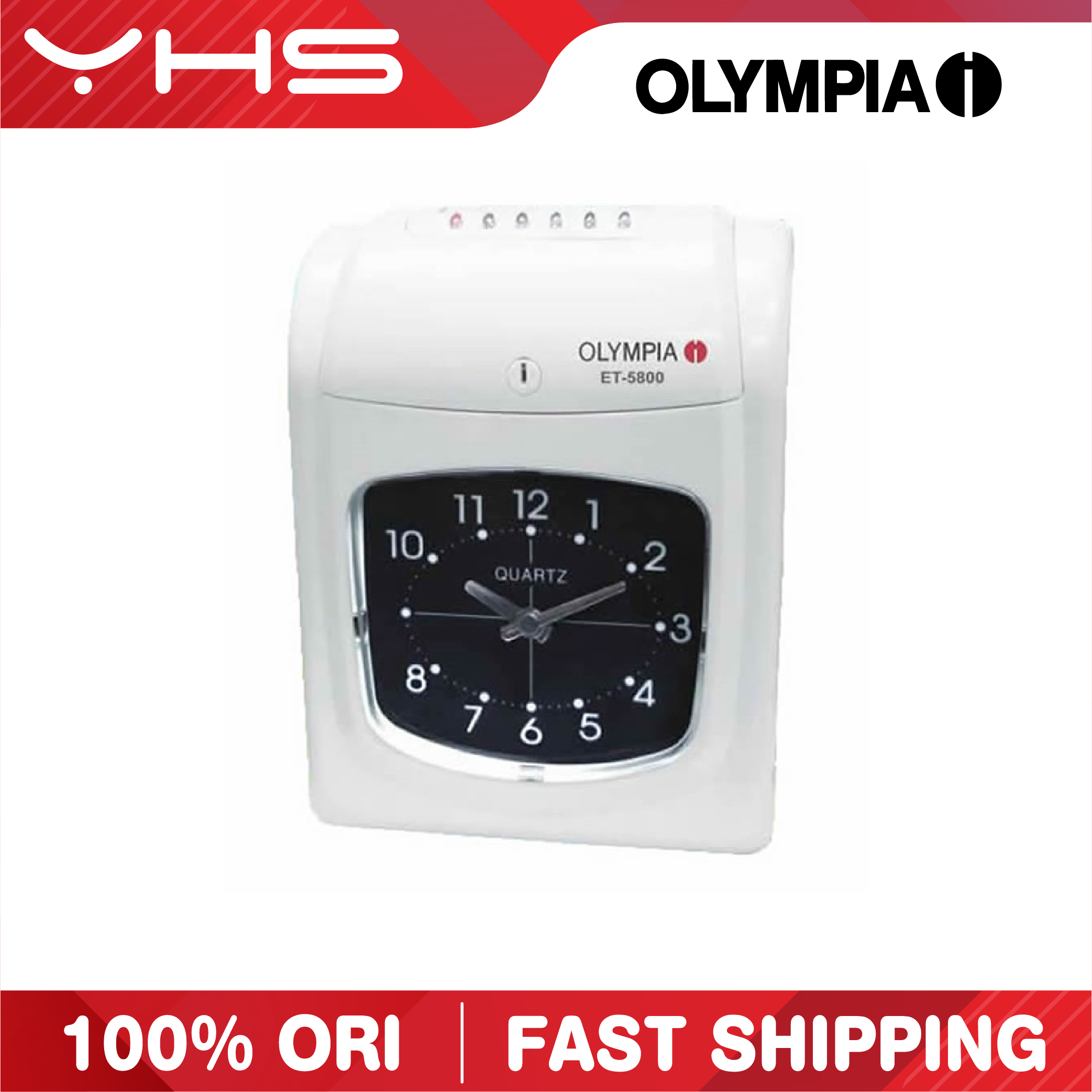 [German Brand] Olympia ET-3300 Large Analogue Clock Face Electronic ...