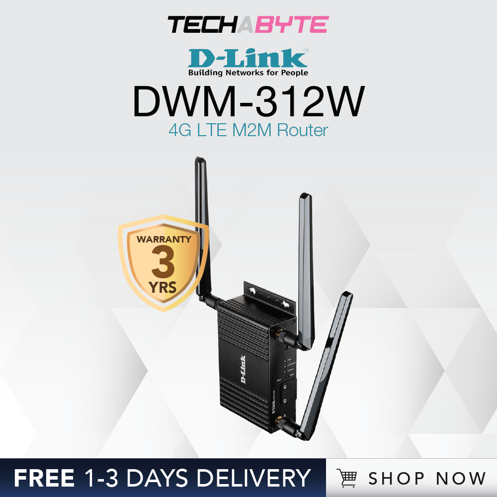 D-Link DWM-312W | 4G LTE M2M Router | Lazada Singapore