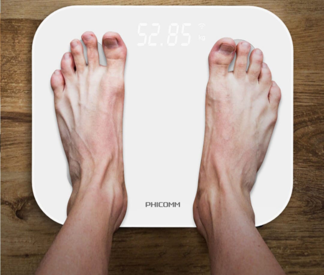 PHICOMM S7 Smart Digital Bathroom Body Weight Fat Scale BMI Mobile Wifi ...