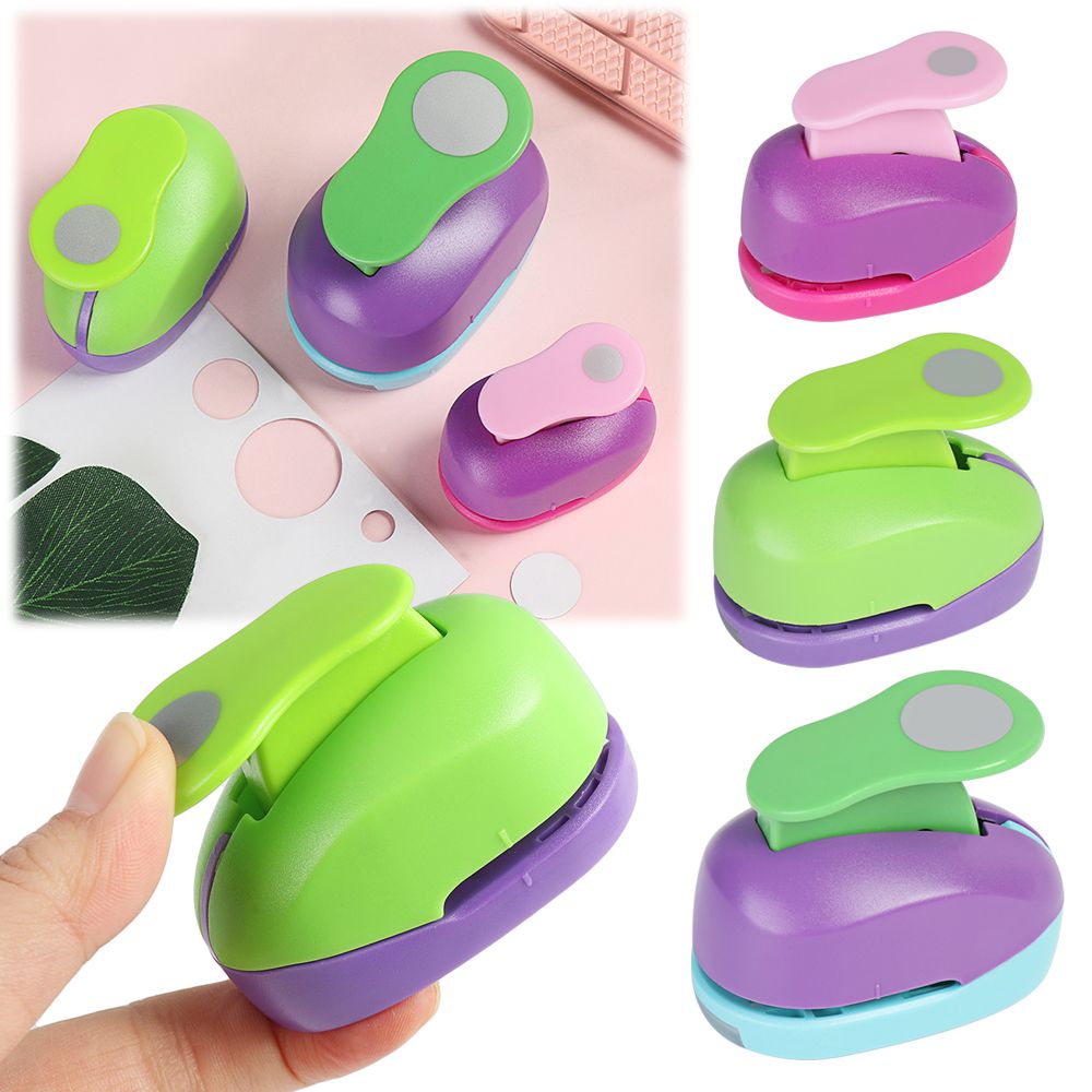 【LuxeGlow】Round 9-25mm DIY Embossing Punches Sale Corner Scrapbooking ...