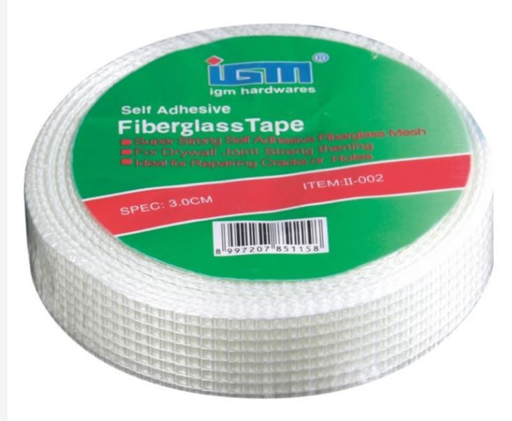 Lem Plafon / Fiber Glass 1"/LEM FIBER TAPE 3cm/LAKBAN GYPSUM LEM PLAFON ...