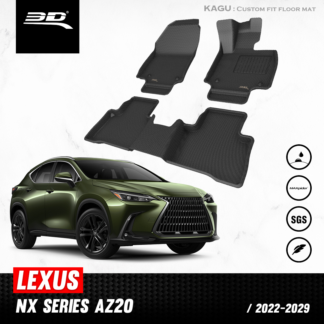 พรมปูพื้นรถยนต์ LEXUS - NX SERIES ปี 2022 - 2027 - 3D MatsThailand ...