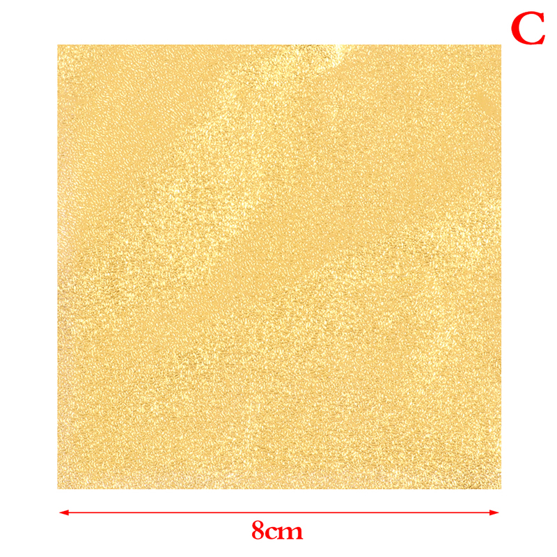 100pcs Candy Paper Aluminum Foil Paper Candy Chocolate Wrapping Gold ...