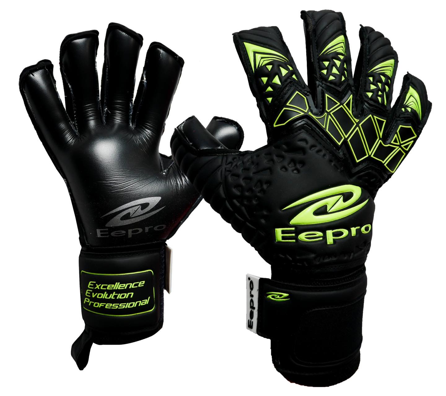 EEPRO EG10G1 รุ่นท็อป [ 𝙏𝙤𝙥𝘾𝙡𝙖𝙨𝙨 ] ถุงมือผู้รักษาประตู Goalkeeper อีโปร มีฟิงเกอร์เซฟ | Lazada.co.th