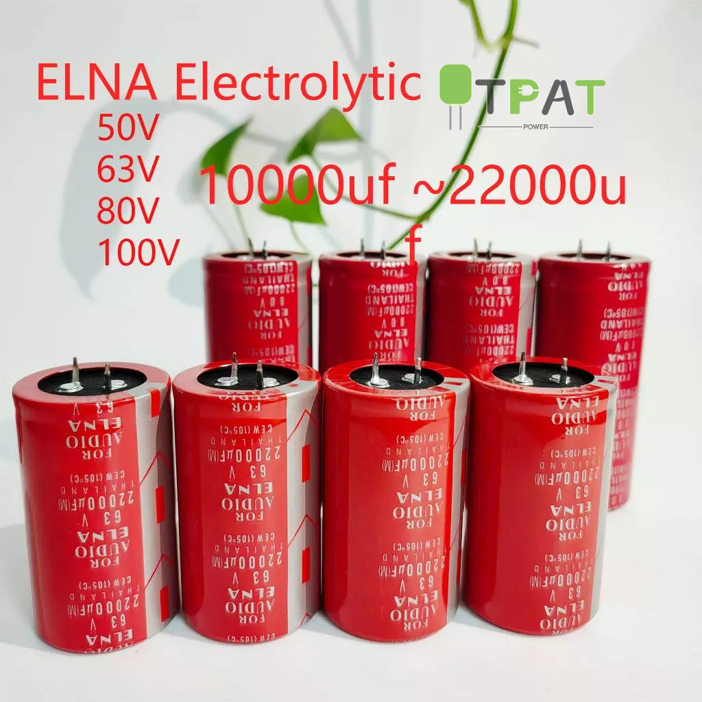 Red ENLA Electrolytic Capacitor 1,0000UF 15,000uf 22000UF 50v 63V 80V 100v | Lazada PH
