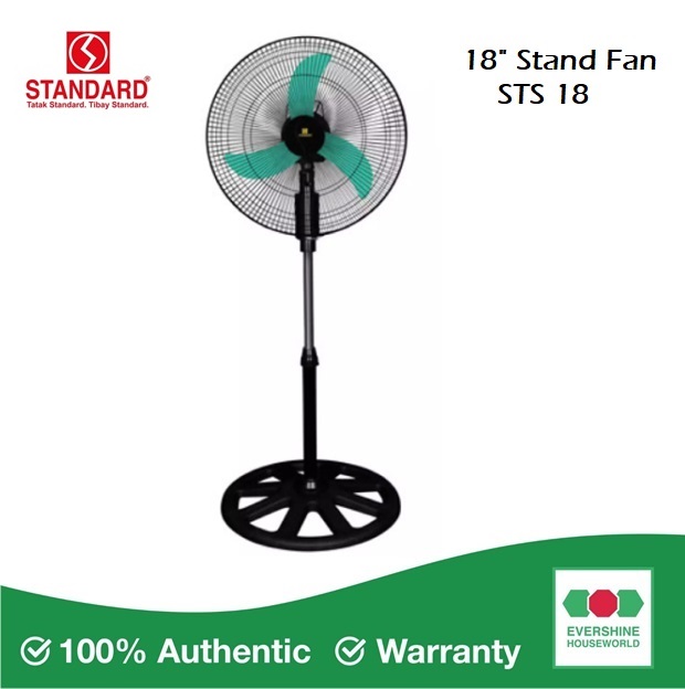 STANDARD 18 INCHES BANANA BLADE STAND FAN SSM-18B / STS-18 | Lazada PH