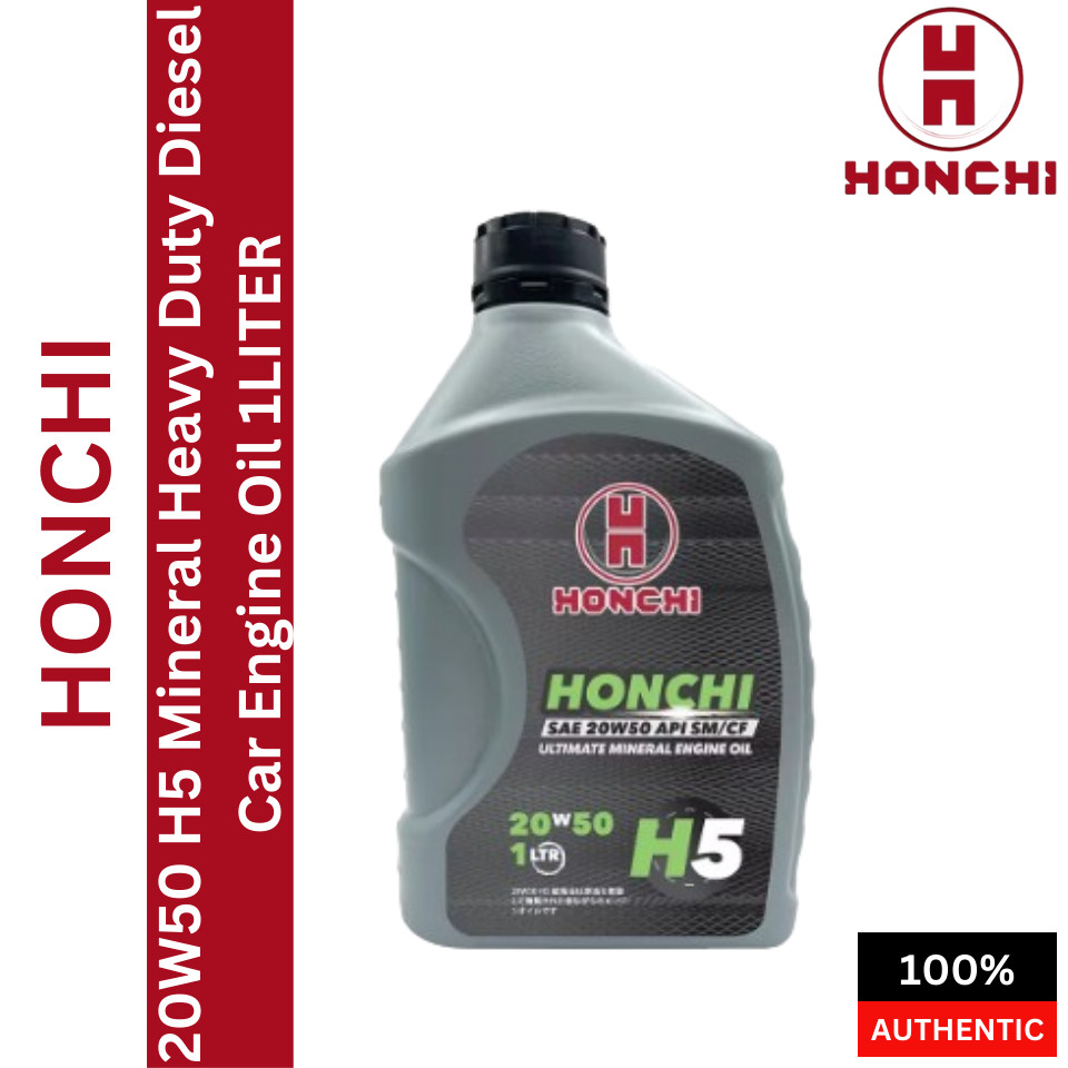 HONCHI H5 20W50 Mineral Heavy Duty Diesel Car Engine Oil 1LITER | Lazada