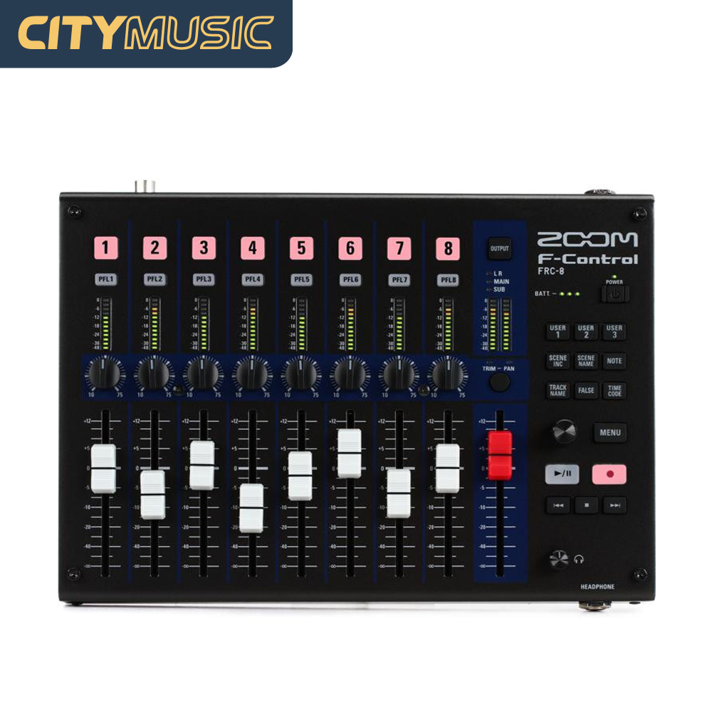 Zoom FRC-8 F-Control Mixing Control Surface for F8 and F4 Multitrack ...