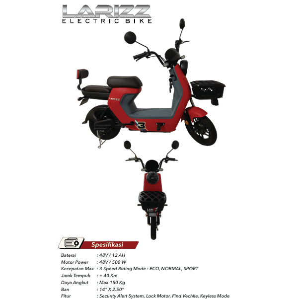 Sepeda Listrik Exotic X630 X-630 630 500 Watt | Lazada Indonesia