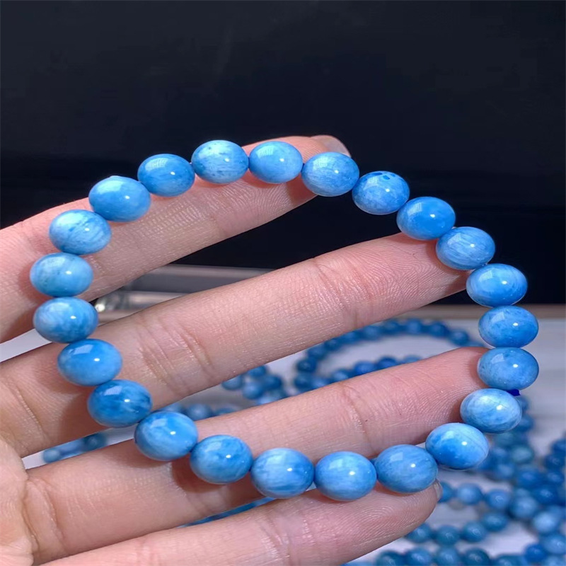 【Innovative designs】Natural Apatite Old Material Blue Grey with Eye ...