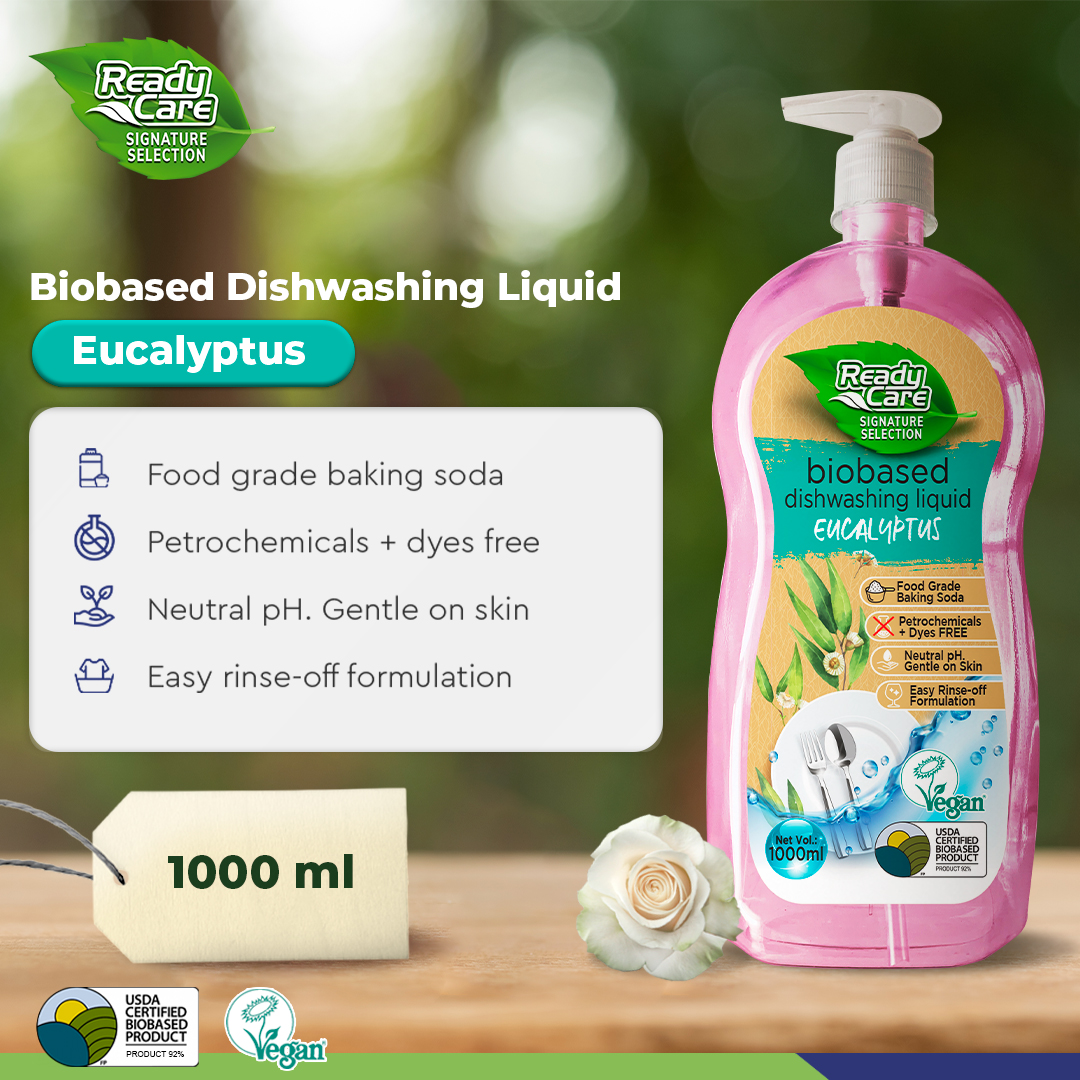 Readycare Signature Selection Bio-based Dish Wash Liquid Baking Soda 1000ml USDA Vegan Certified ...