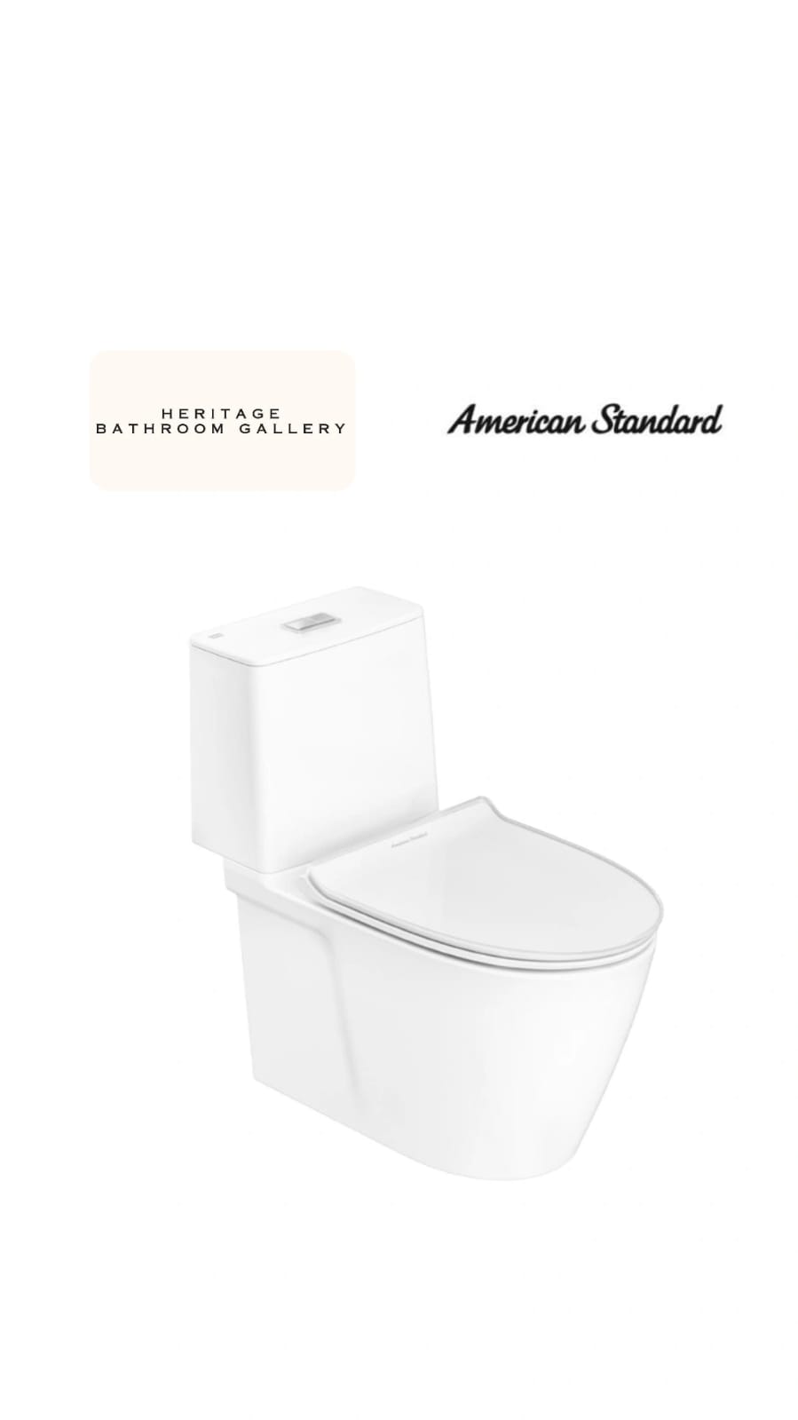 American Standard CL23075 Acacia SupaSleek Close Coupled Toilet ...