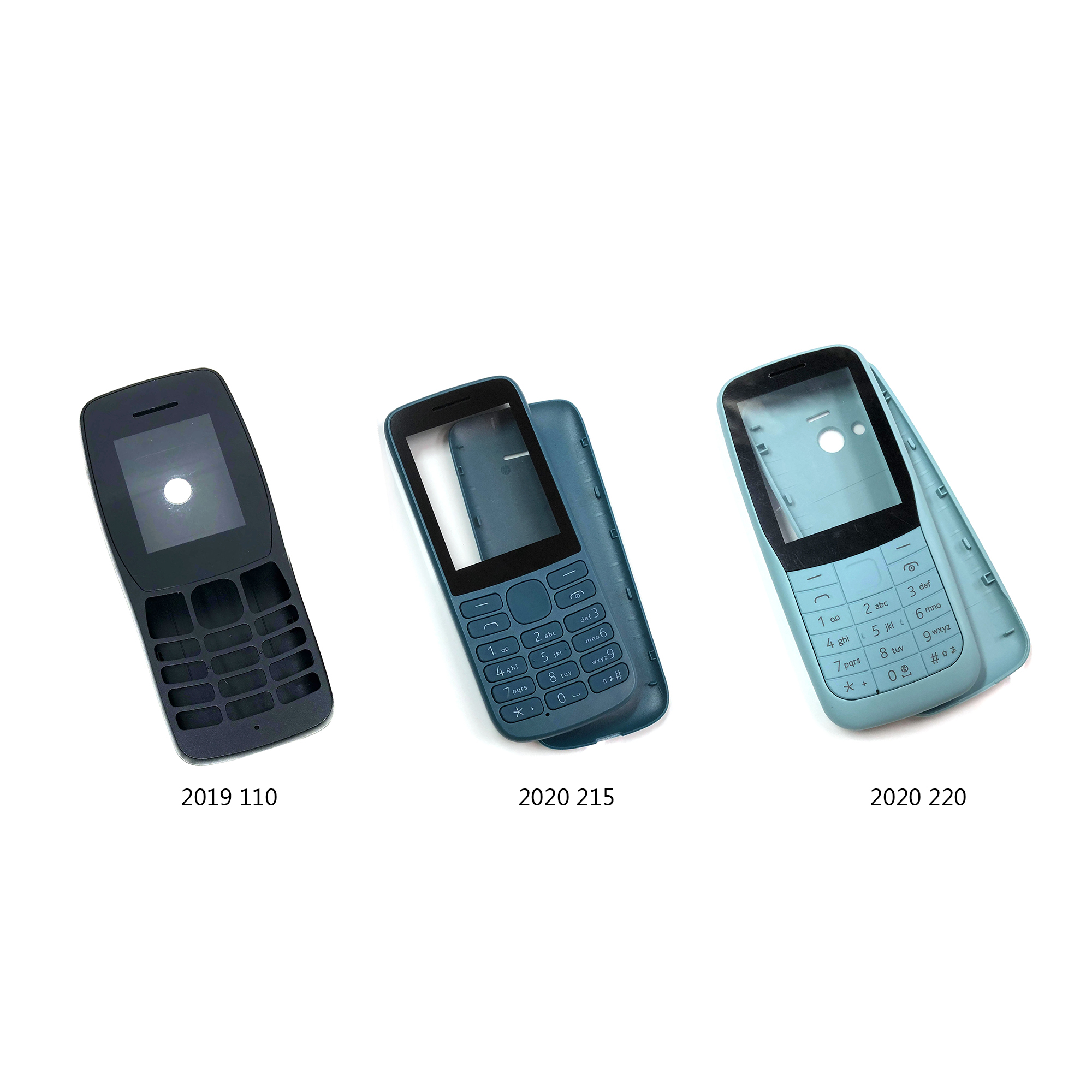 【7efc9af3】For Nokia 2019 110 4G Mobile Phone Housing 215 220 4G Case ...