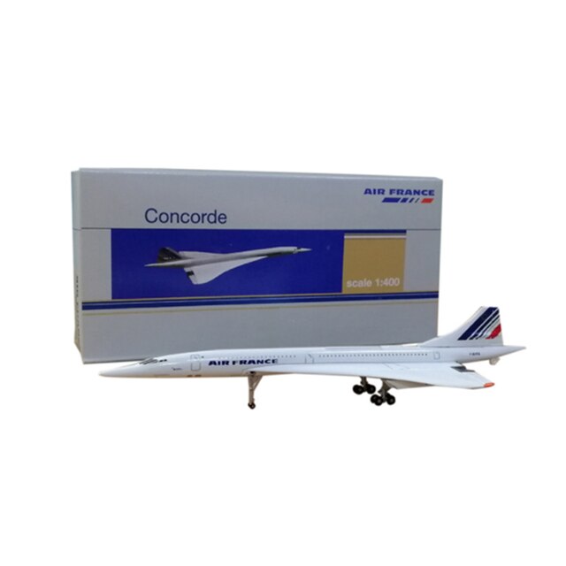 14CM 1:400 Model Alloy Concorde Air British /France Airplane 1976-2003 ...