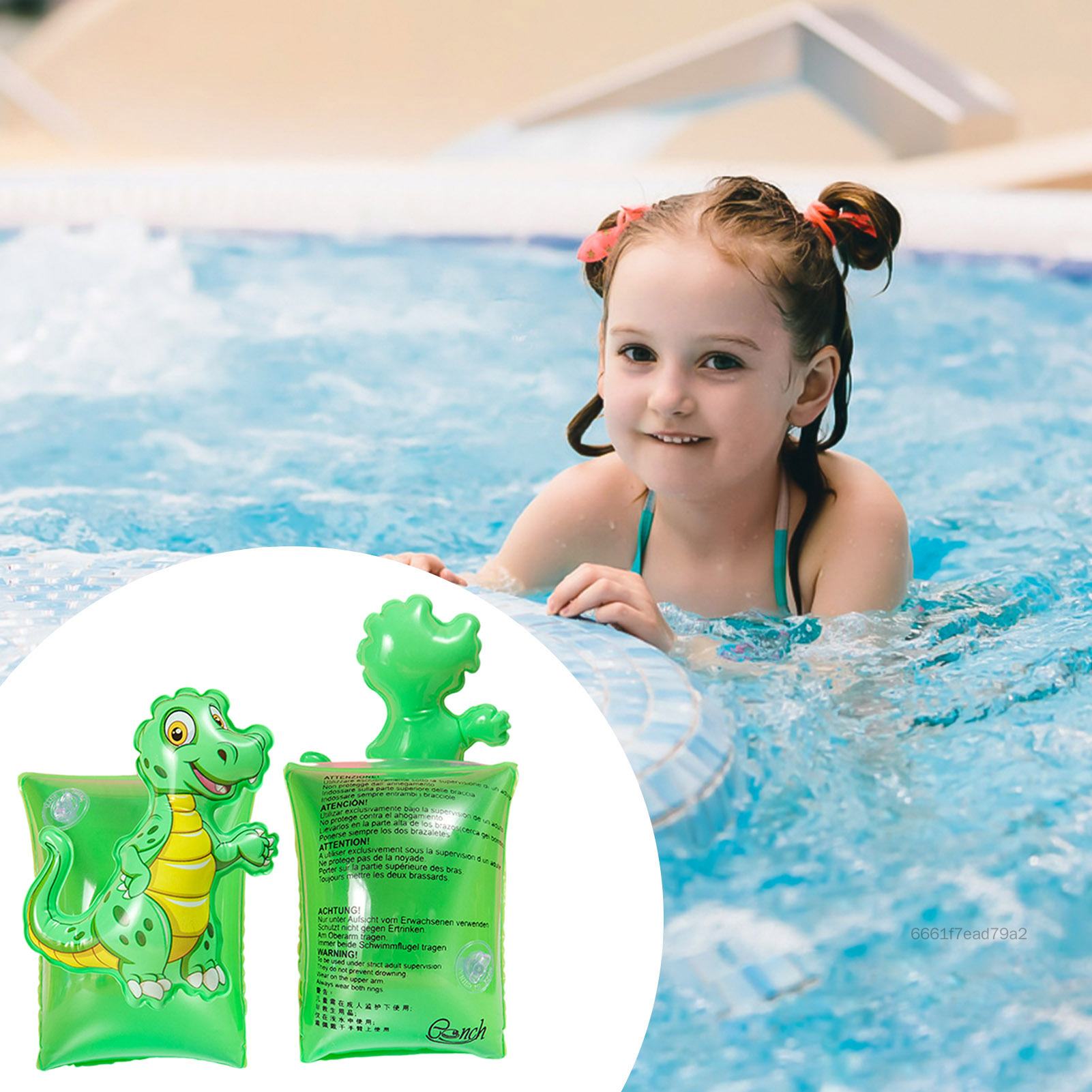 Safety Inflatable Swimming Pool Arm Rings Practical Swimming Teaching ...